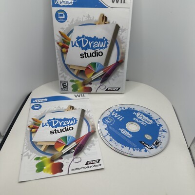 UDraw Studio Nintendo Wii Video Game - Complete With Manual | eBay
