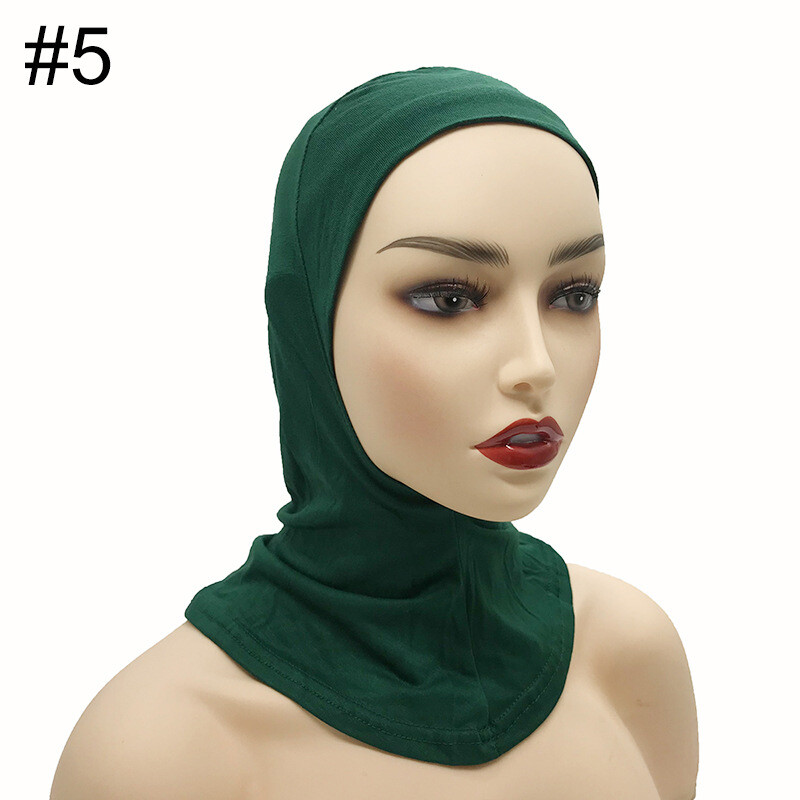 Women's Under Scarf Hat Cap Bone Bonnet Ninja Hijab Islamic Neck Covers ...