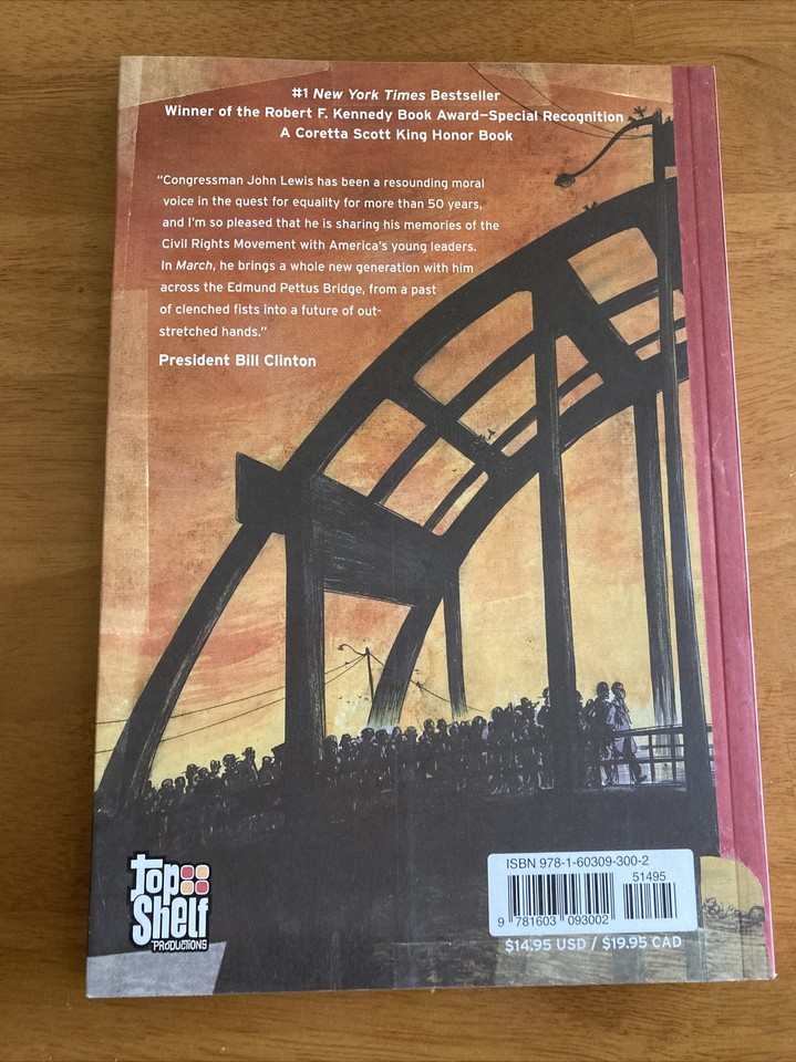 NEW- 'March: Book One' John Lewis & Andrew Aydin.Paperback.Civil Rights ...