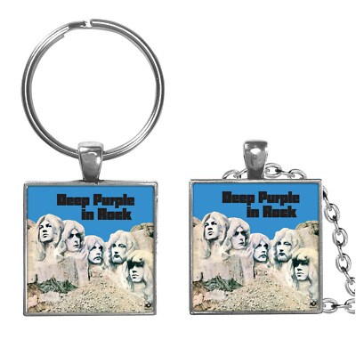 Deep Purple In Rock Album Cover Image Keychain or Necklace Jewelry ...