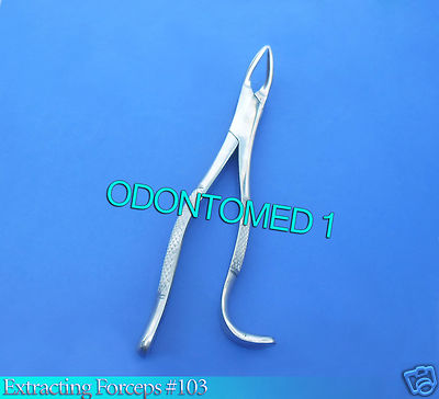 Dental Tooth Extracting Forceps# 103 With Serrated Jaws | eBay