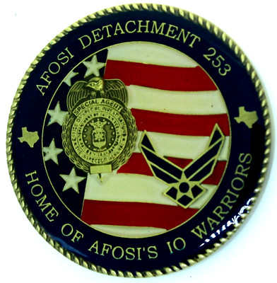 USAF AFOSI Det 253 Challenge Coin GH | eBay
