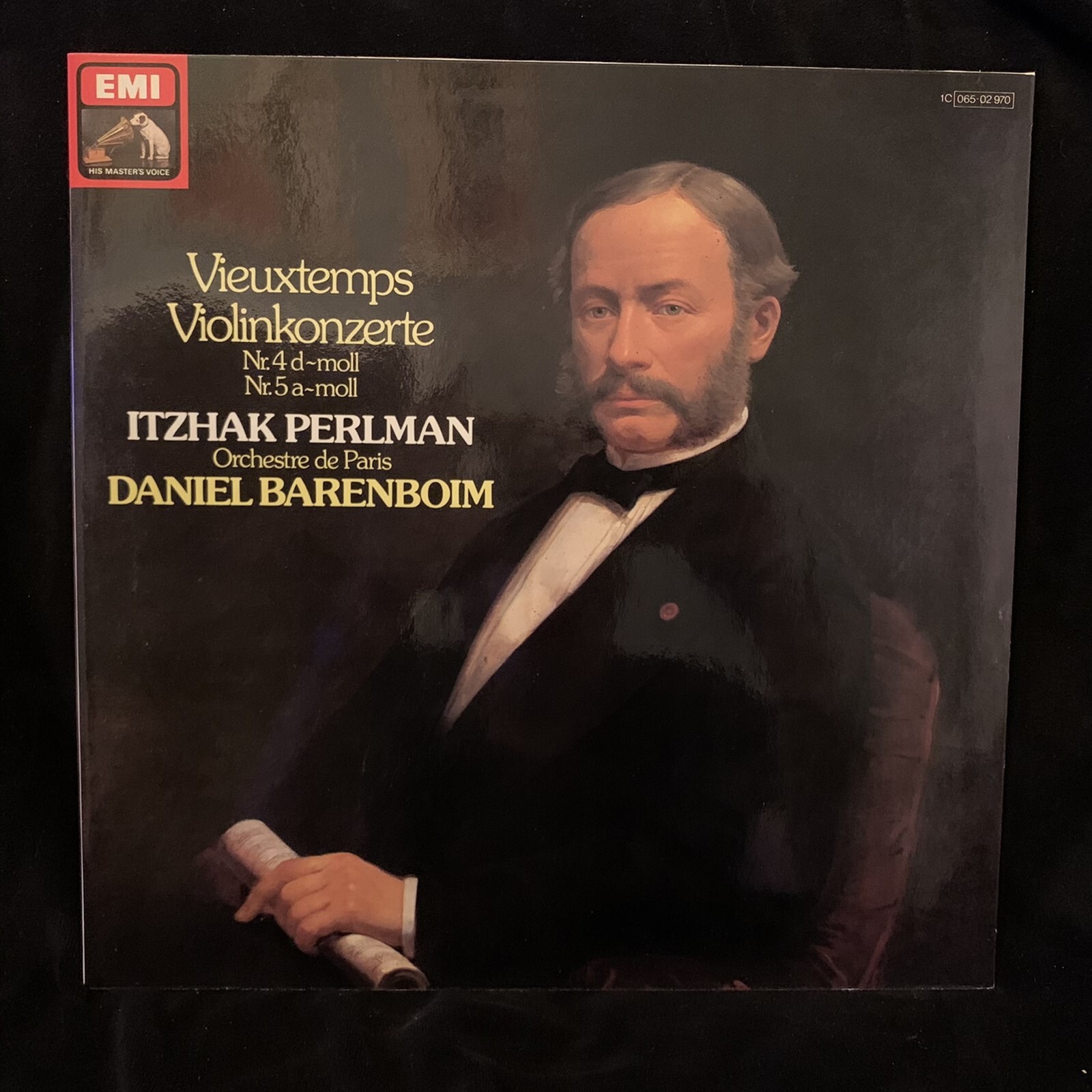 ITZHAK PERLMAN violin - VIEUXTEMPS Concertos #4 & 5 - Barenboim - EMI ...