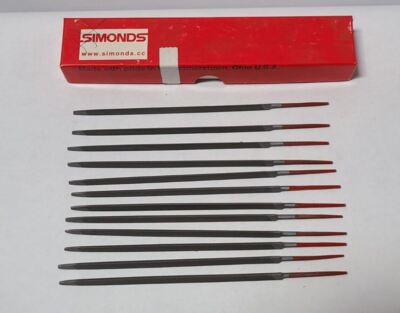 12 Pcs Simonds 5” File 73-561000 New XX SLIM USA | eBay