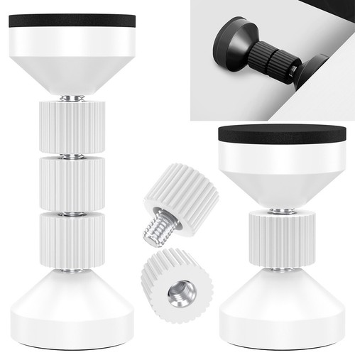 2Pcs Bed Frame Anti-Shake Tool Adjustable Threaded Headboard Stopper ...