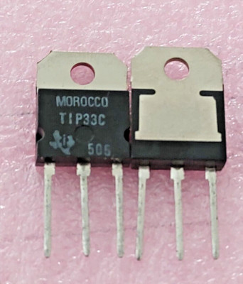 1pcs TIP33C NPN power transistors 10A 100V 85W 3MHZ TO218 Texas ...