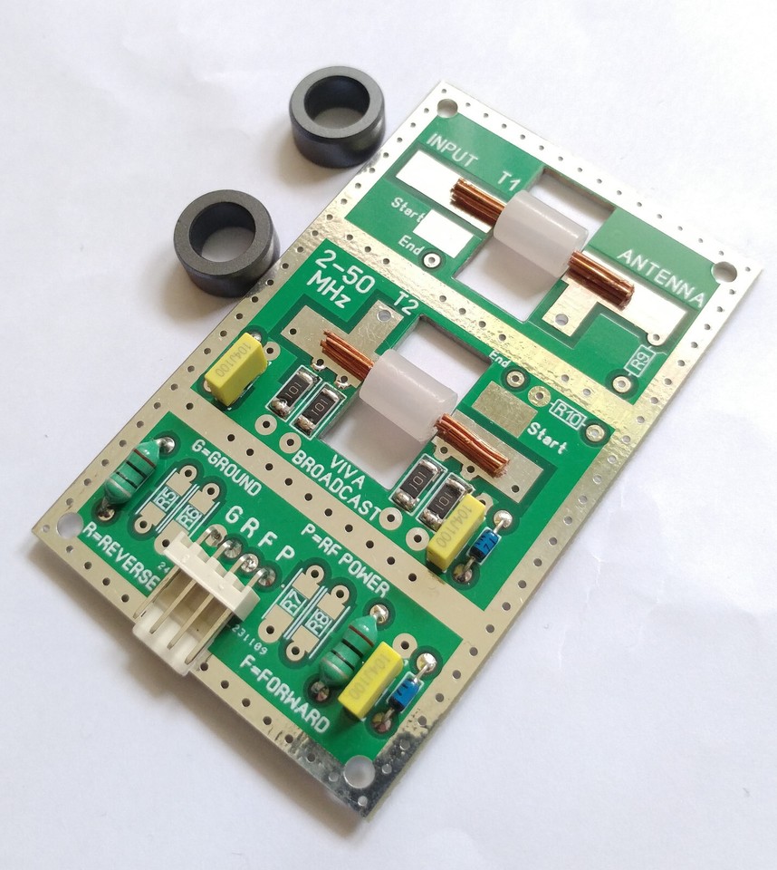 SWR Power meter RF bridge board HF 2-50 Mhz up to 1500W LDMOS TUBE | eBay