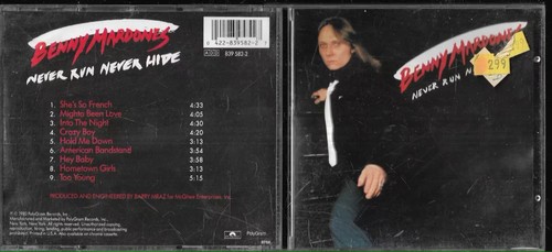 cd - Benny Mardones – Never Run Never Hide | eBay