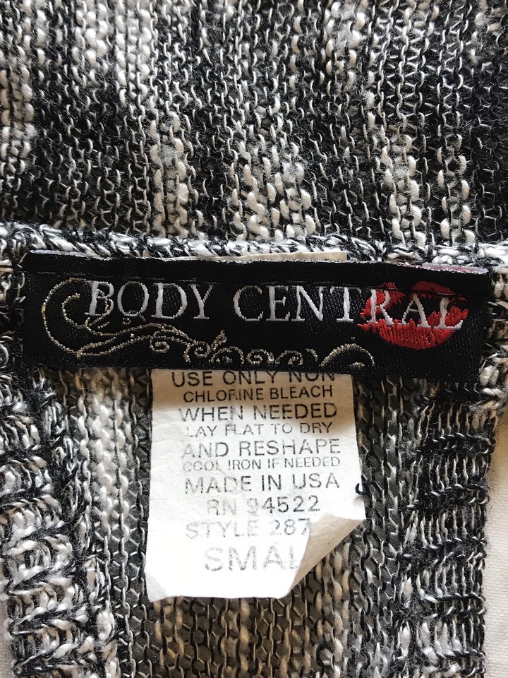 Body Central Multicolor Vest Shawl Sweater Sleeveless Boho Hippie Size ...