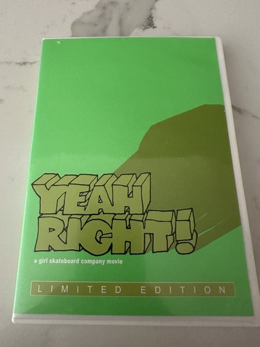 Yeah Right! A Girl Skateboard Company Movie Limited Edition DVD 2003 W ...