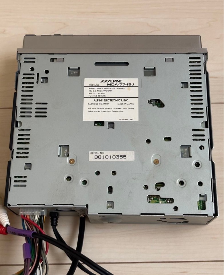 Alpine MDA-7745J Audio Car Stereo Mini Disc CD Player Vintage | eBay UK