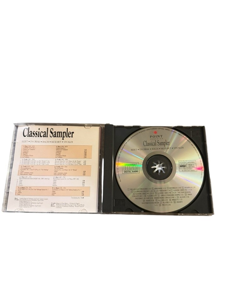 Point Classics Classical Sampler 1994 Cd Album Beethoven Bizet Dvorak ...