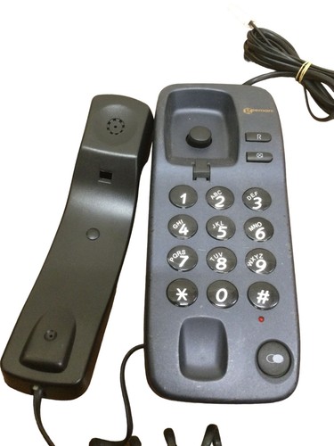 Geemarc Marbella Mod01 Corded Telephone Black Push Button Design | eBay