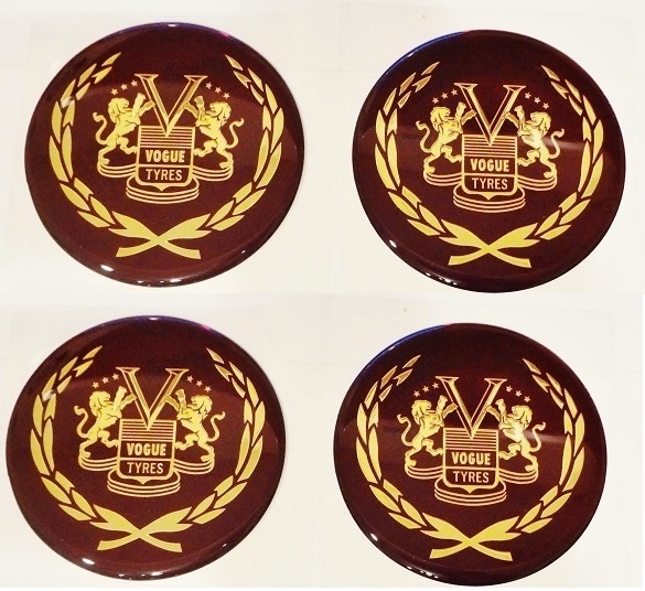 4 Cadillac Vogue True Spoke 2 7/8" Burgundy Wire Wheel Emblems for sale ...
