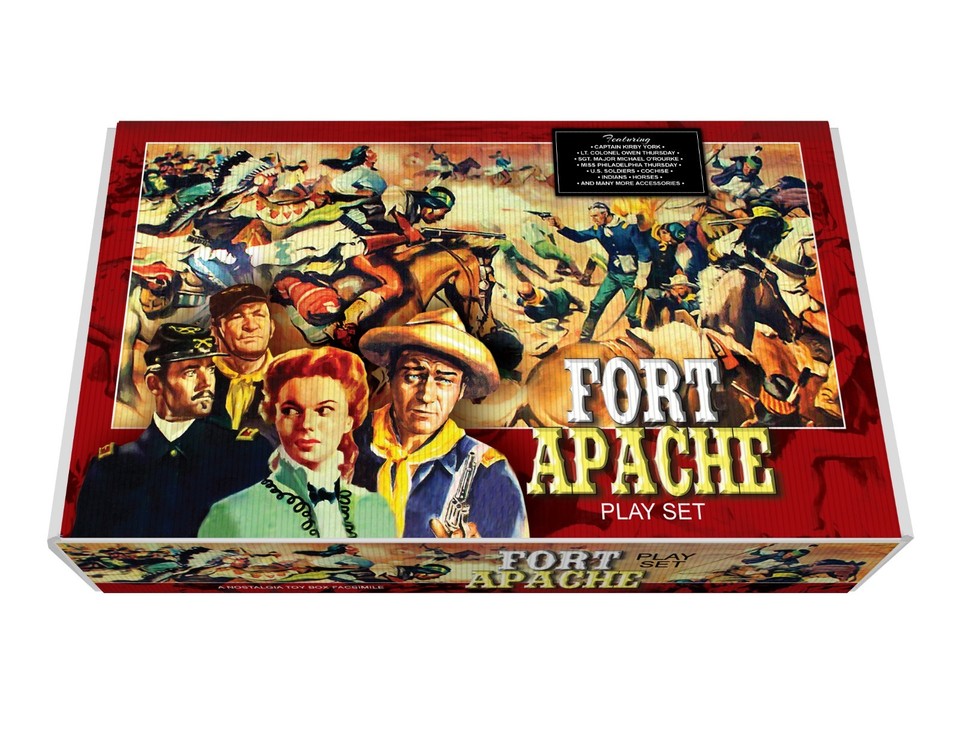 Marx "Fort Apache" Play Set Box OR Marx "The Professionals" Play Set ...