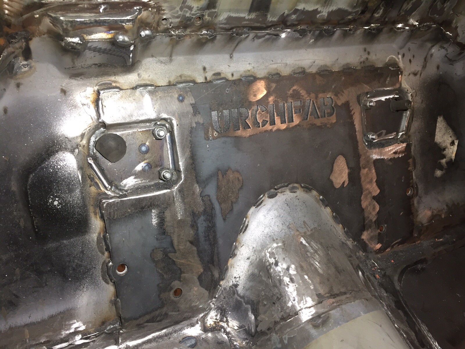 Urchfab Classic Mini Toe Board/ Steering Rack Reinforcement Plates ...