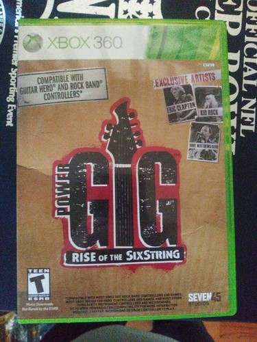Power Gig Rise of the SixString Microsoft Xbox 360 Video Game Guitar ...