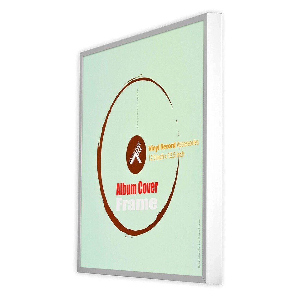 12.5x12.5 Square Aluminum Vinyl Record Album Cover Frame Acrylic Glass ...