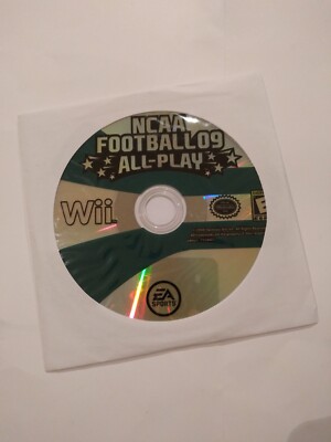 NCAA Football 09: All-Play (Nintendo Wii, 2008) Disc Only | eBay