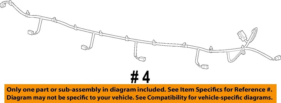 Ram CHRYSLER OEM-Engine Control Module ECM PCU PCM Wiring Harness ...
