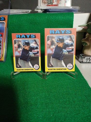 2024 Topps Heritage High Number AUSTIN SHENTON RC Mini Variation | eBay