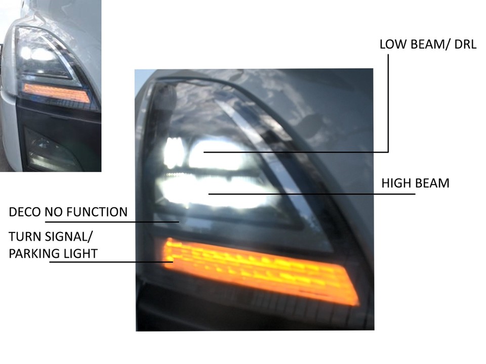 Headlight with Control Module for 2018 - 2024 Volvo VNL VNR Passenger ...