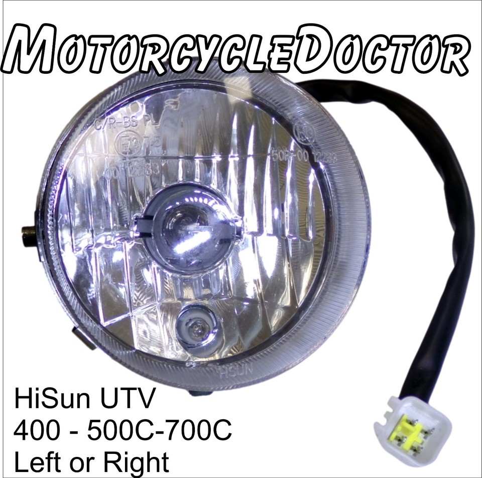 Headlight,Head Light,Front,Round,UTV,500,700,'B'style,HiSUN,Massimo ...