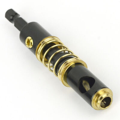 Spring Loaded 1/4" Self Centering Drill Bit for Cabinet Shelf Pin Jig ...