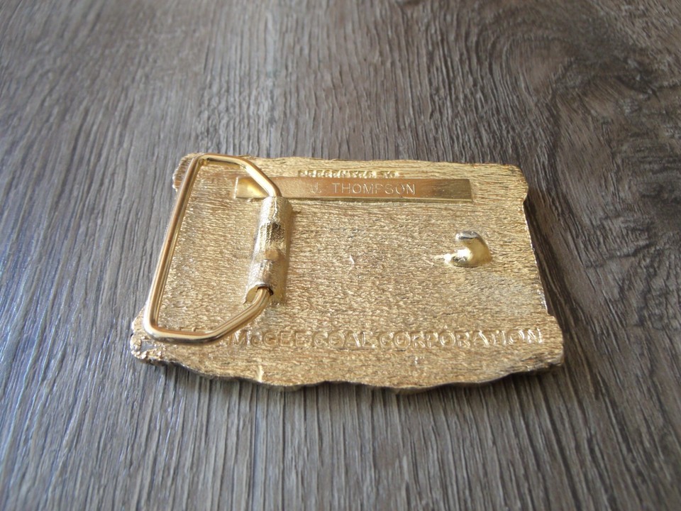 COLLECTIBLE JACOBS RANCH MINE KERR-MCGEE COAL CORP. BELT BUCKLE | eBay