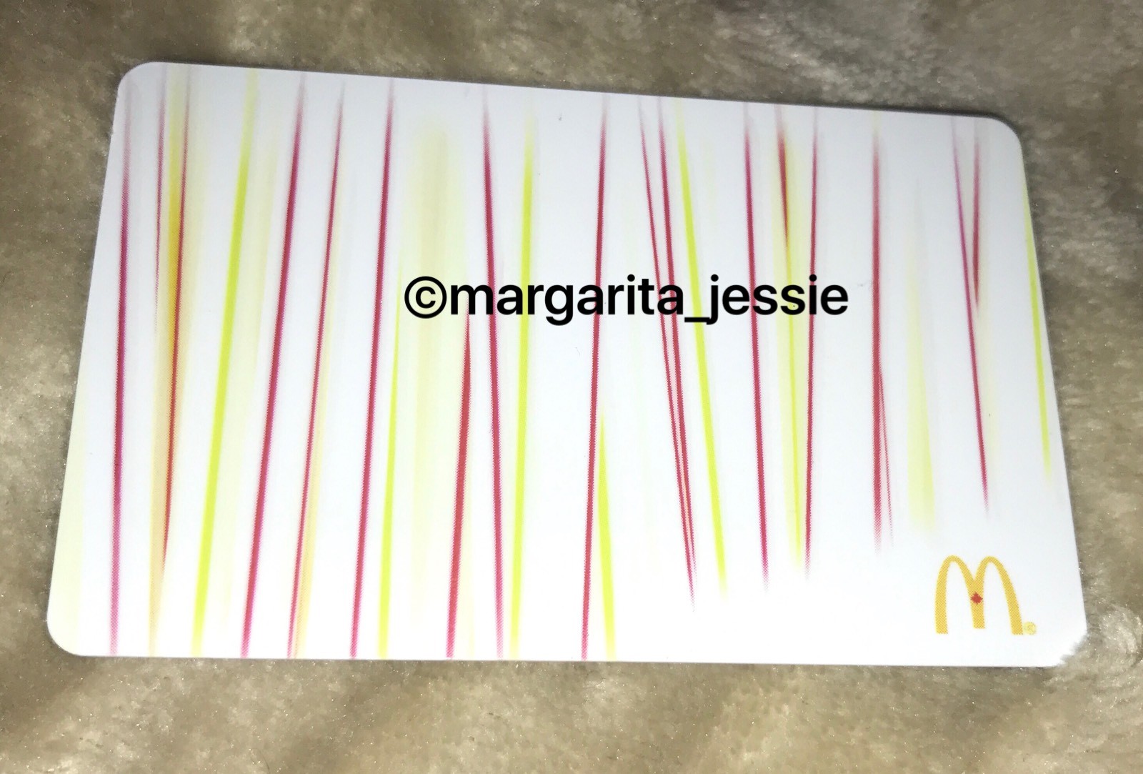 McDonald's 2016 ARCH/GIFT CARD "ART DECO" CANADA NO VALUE NEW ...