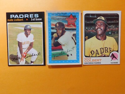 Nate Colbert 3 Card Lot (The 3-D Superstars card is pretty beat up) | eBay