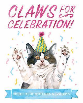 Claws for Celebration Notecards : 20 Cat-Tastic Notecards and Envelopes ...