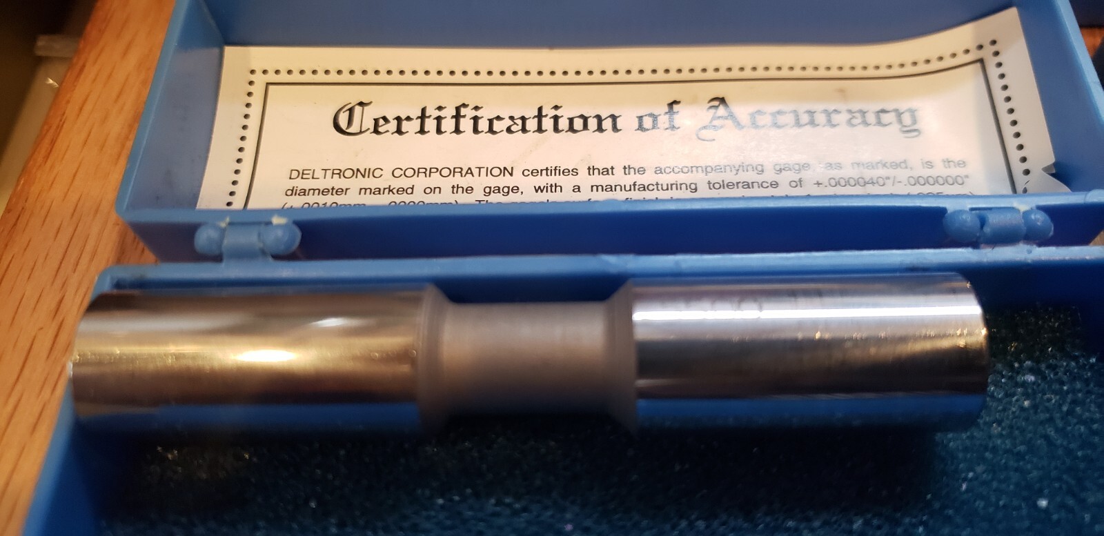 Deltronic .5500 Gage Pin Class X With Certification of Accuracy | eBay