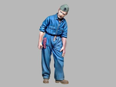 Model Victoria 1/35 Italian Mechanic WWII with Overalls and Wrench ...