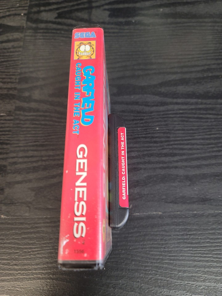 Garfield Caught in the Act Sega Genesis With Comic In Box IB Great ...