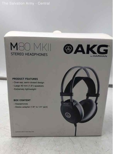 AKG By Harman M 80 MkII Semi-open Stereo Studio Wired Over-Ear ...