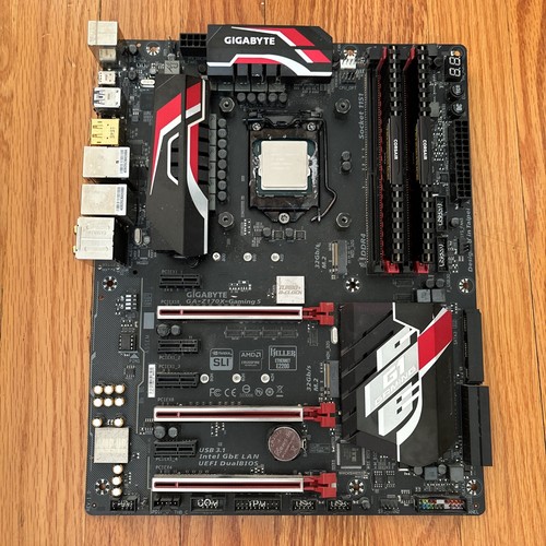 COMBO Gigabyte GA Z170X Gaming5 Motherboard W/ Intel Core i7-6700k 16GB ...