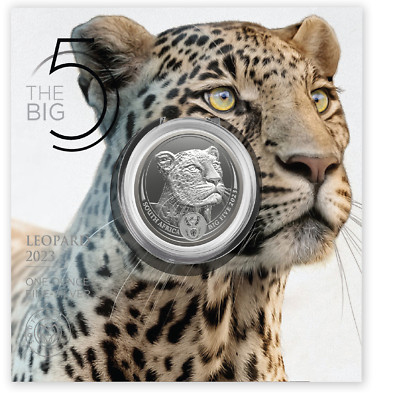 5 Rand BIG FIVE II - Leopard Südafrika South Africa 1 oz Silber BU 2023 ...