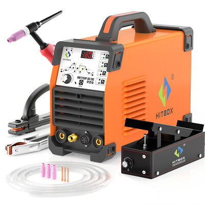 200A TIG Welder Pulse Tig AC DC MMA HF 220V ALU TIG Welding Machine ...
