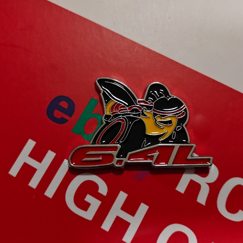 3Pcs Zinc Alloy 6.4L Super SCAT PACK Bee Emblems Fender Badges 3D ...