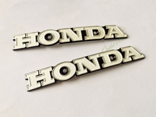 Pair Honda CL 175 350 CL350 CL175 Side Gas Fuel Tank Emblem Badge Logo ...