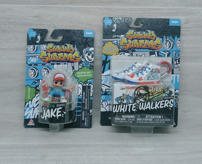 Subway Surfers Figure Jake, Fresh Kicks White Walkers Key Chain With ...