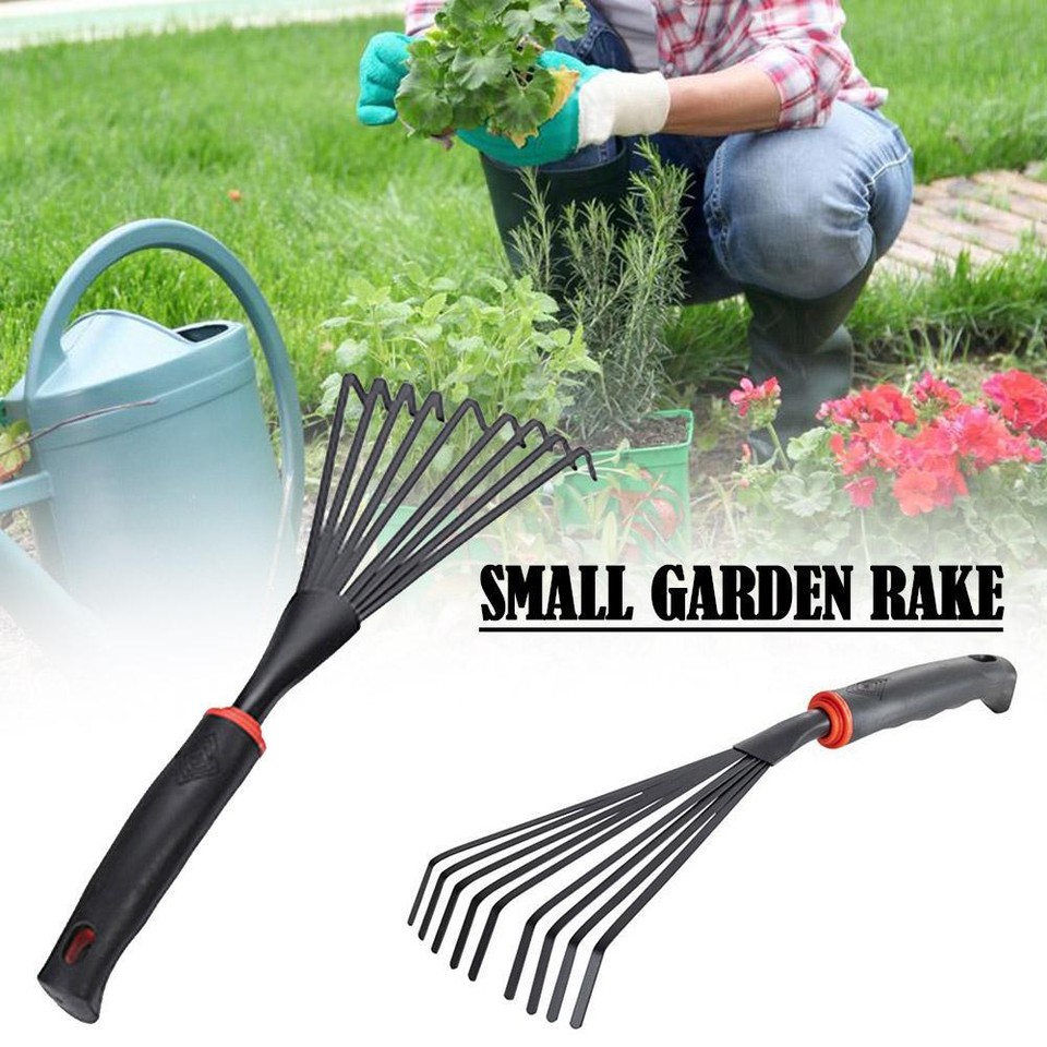 Gardening Hand Rake Leaf Rake Rakes Small Garden Rake Gardening Rakes ...