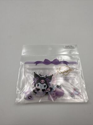 Sanrio Japan: Kuromi Mini Sticker Pack With Plastic Zip Top Bag*** (H5 ...
