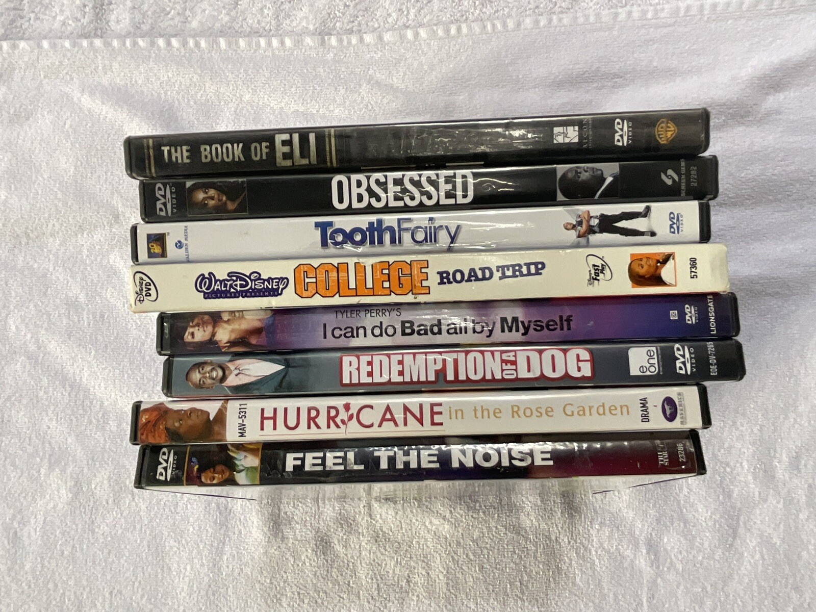 Lot of 8 DVDs Obsessed, Tooth Fairy, Tyler Perry, College Road Trip ...