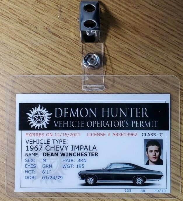 Impala Supernatural License Plate