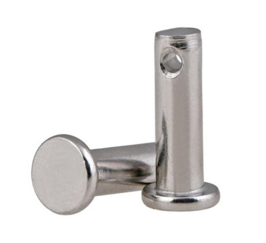 M3 M4 M5 304 stainless Lock Cotter Clevis Pins with flat Head Hole ...