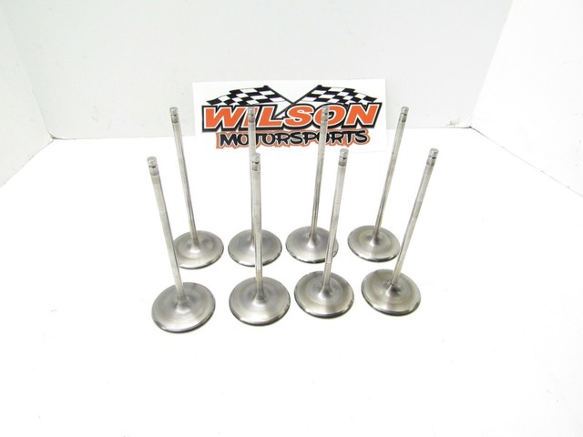 Xceldyne Titanium Intake Valves 6mm X 2.180 Head Sb2 Chevy Ford Del ...