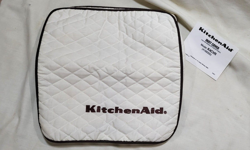 KitchenAid Food Processor Dust Cover KFP400/400A Ivory & brown Cotton w ...