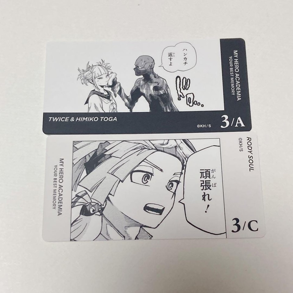 My Hero Academia Mini Card Toga Himiko Twice Rody | eBay